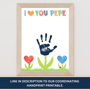 Father's Day Gift All About My Pepe Printable| Grandpa's Birthday ...
