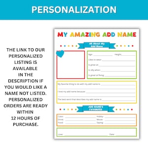 My Amazing Dad Father's Day Printable | Instant Download PDF and JPG ...