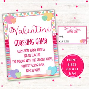 Printable Valentine Games, Classroom Valentine's Day Party, Valentine's ...