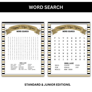 Kids New Year Game Bundle – Printable 2025 Activities - Etsy