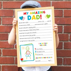 My Amazing Abuelo Printable Father's Day Gift Birthday Gift ...