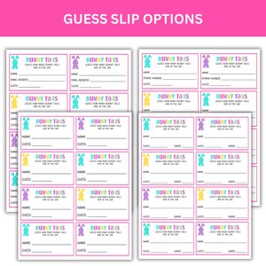 Guess How Many Bunny Tails Game | Easter Printable Game | Instant ...