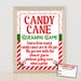 Candy Cane Guessing Game Printable | Christmas Party Game - Etsy