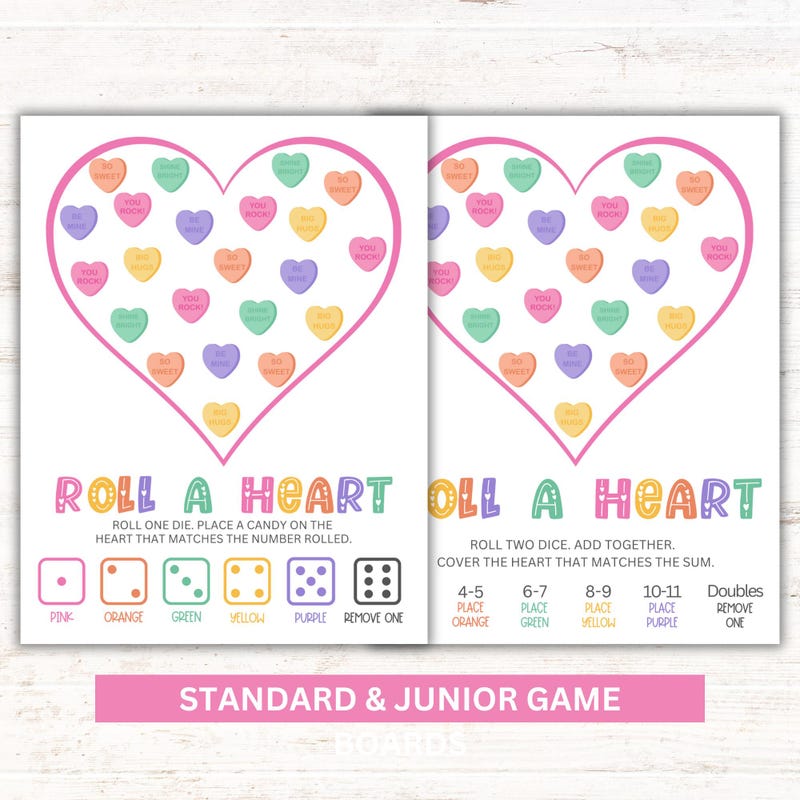 Roll a Heart Valentine - Etsy