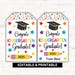 Kindergarten Graduation Gift Tag Template, Printable Congratulations ...