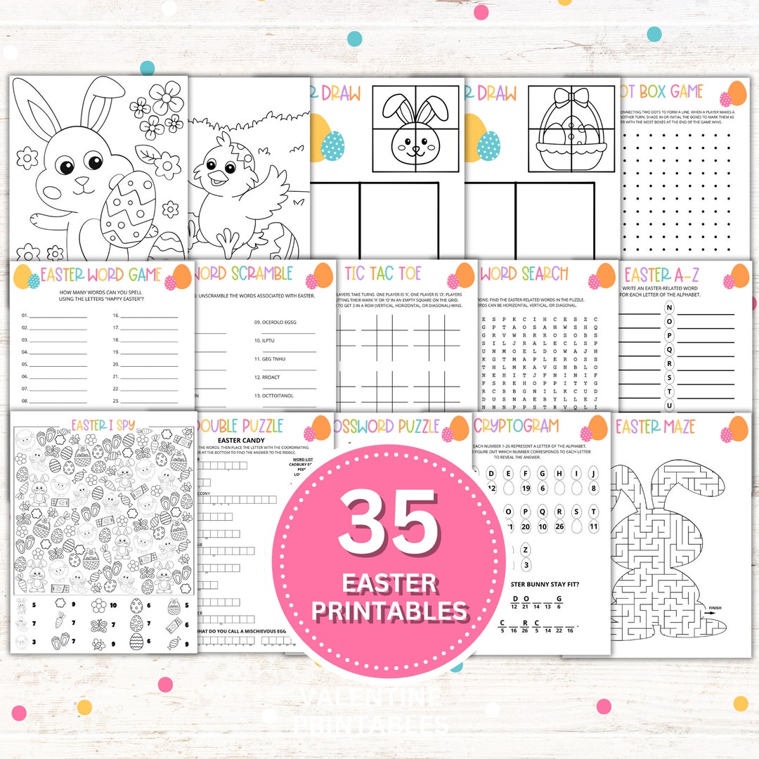 Easter Game Bundle | Fun Easter Games for Kids | Fun Easter Activities ...
