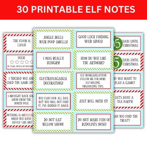 Printable Elf Notes: Christmas Jokes & Kindness (PDF Download) - Etsy