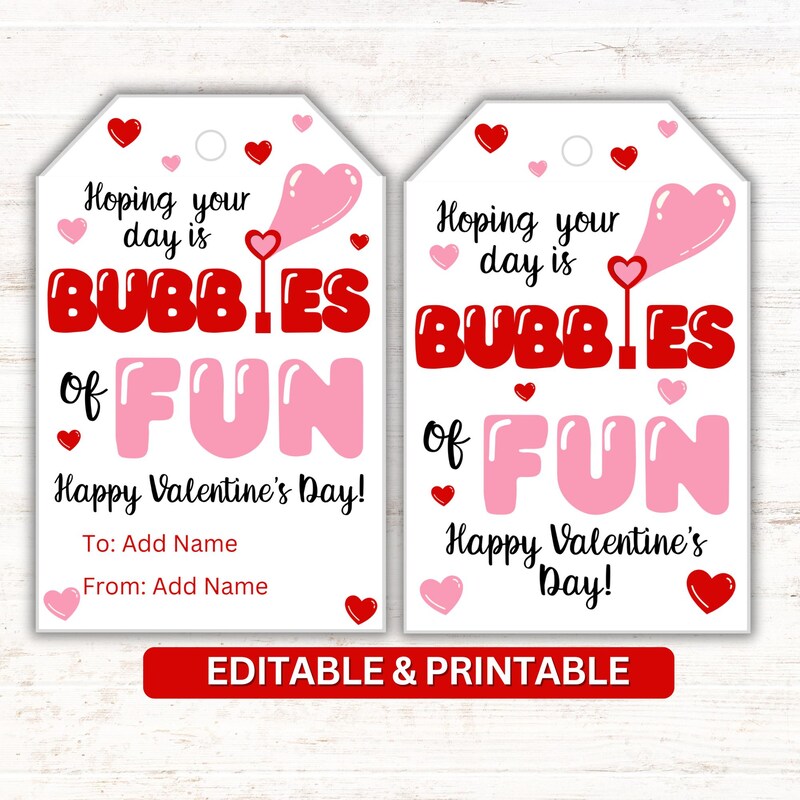 Valentine Bubbles - Etsy