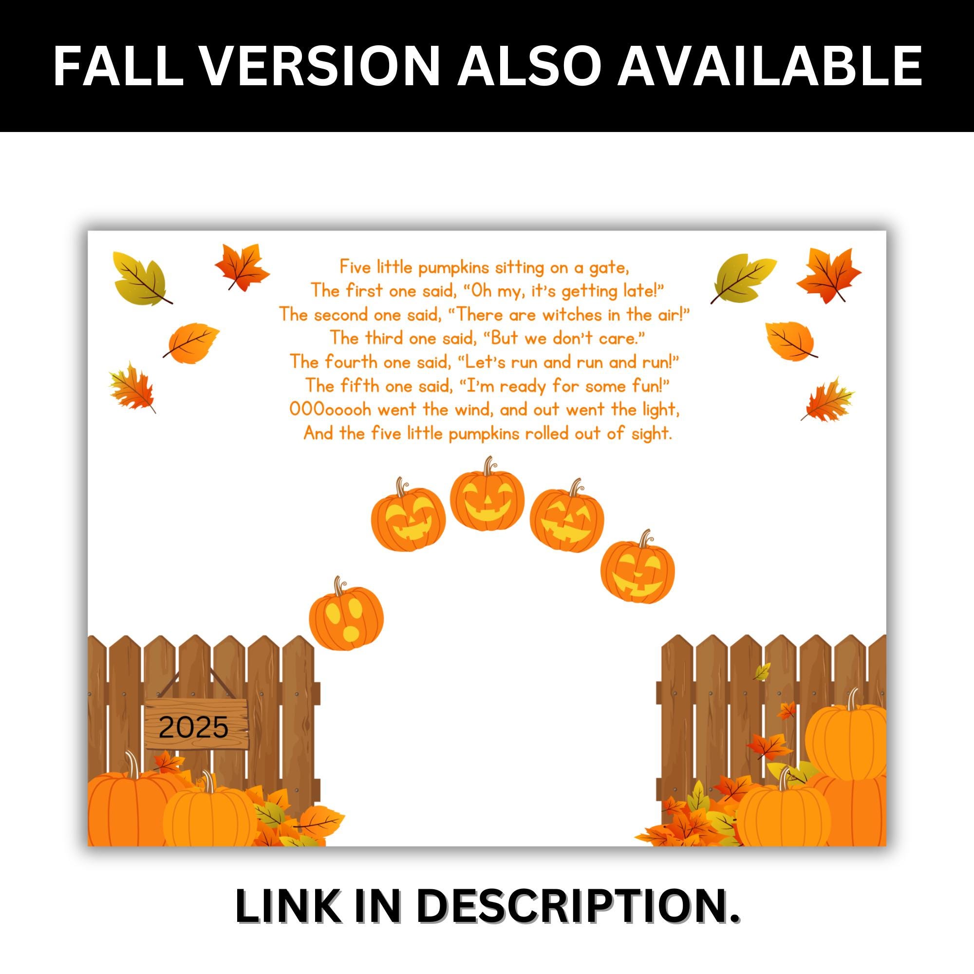 Five Little Pumpkins Handprint Craft, Kids Halloween Halloween Poem ...
