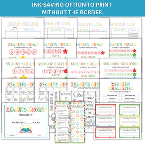 Reading Challenge Printable Bundle | Summer Reading Goals | Reading ...