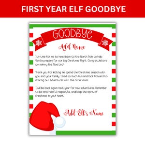 Editable Elf Arrival Letter Set: Personalized Welcome Letter (canva ...