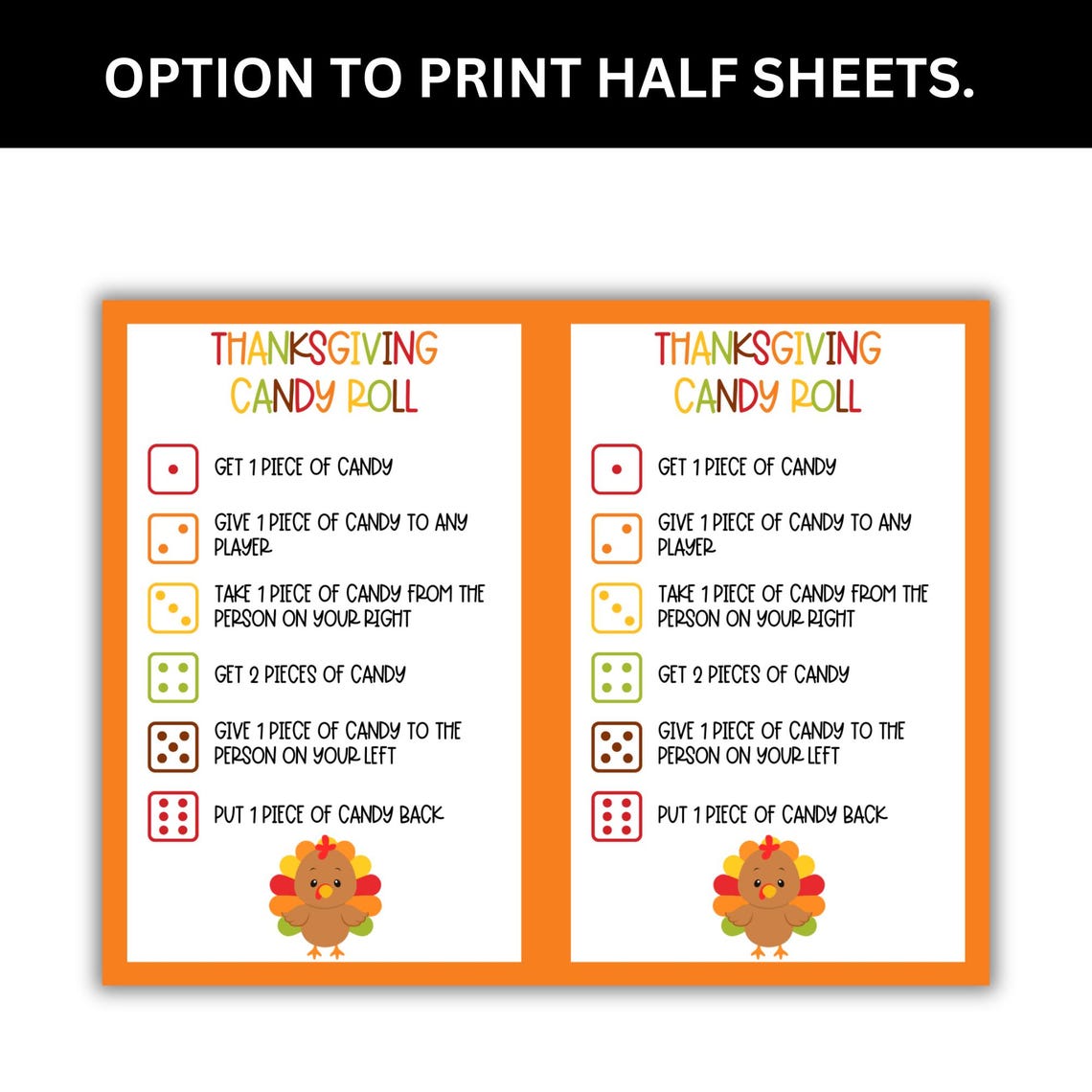 Printable Thanksgiving Game - Instant Download - Etsy