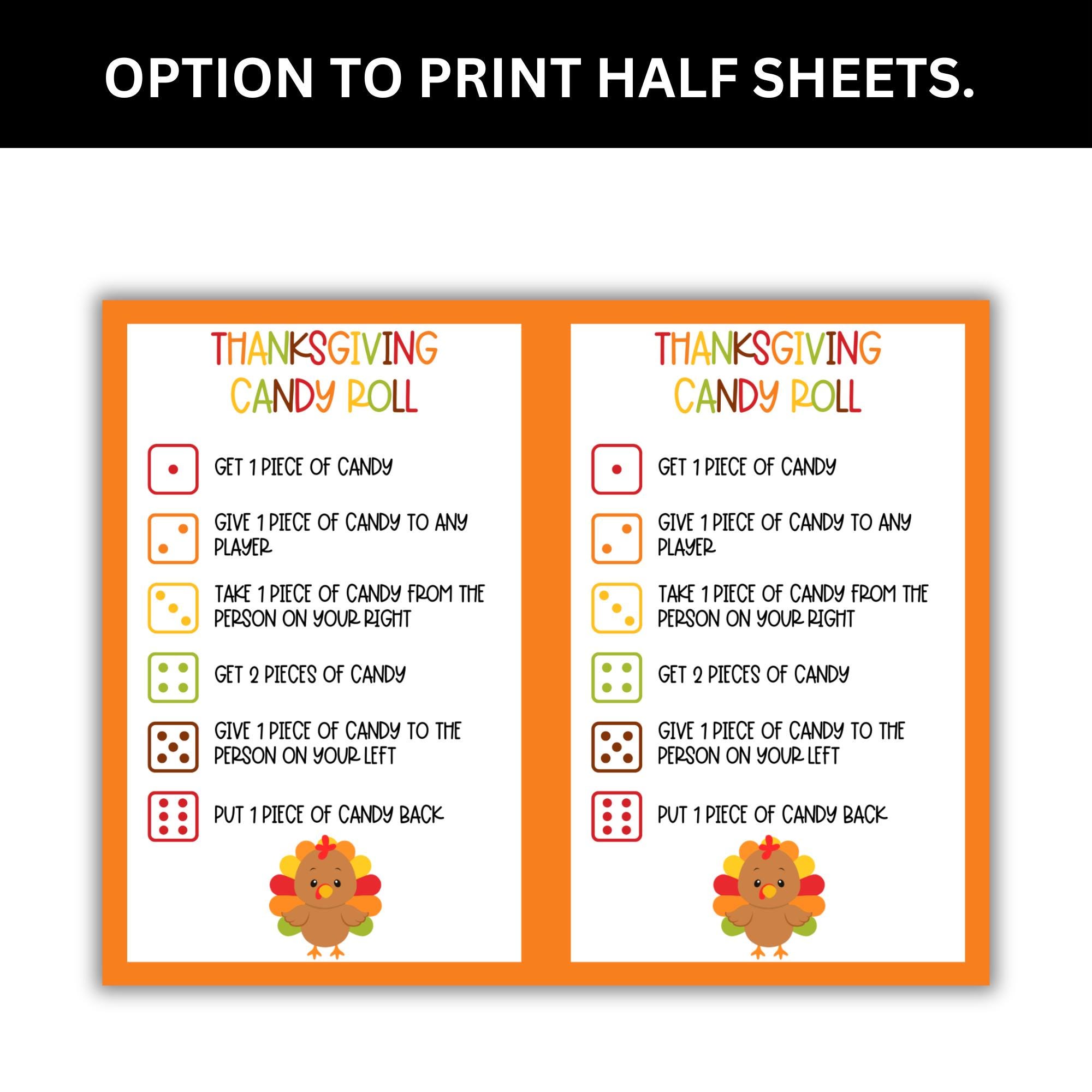 Printable Thanksgiving Game - Instant Download - Etsy