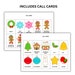 Printable Gingerbread Bingo 36 Cards, Call Cards, Bingo Chips Instant ...