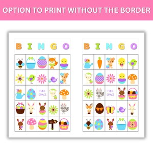 Printable Easter Bingo Game | 30 Easter Bingo Cards | Fun Easter ...