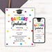 Editable Daycare Graduation Invitation, Canva Template, 8.5x11 & A4 ...