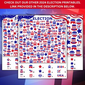 2024 Presidential Election Printable, Election Night Game, Electoral ...