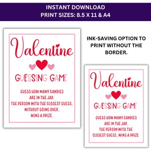 Printable Valentine Games, Classroom Valentine's Day Party, Valentine's ...