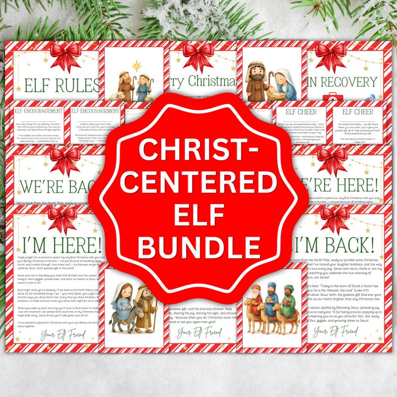 Elf Canva Pdf - Etsy