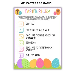 Easter Story Game Bundle - 15 Activities - Instant Download PDF - 8.5 X ...