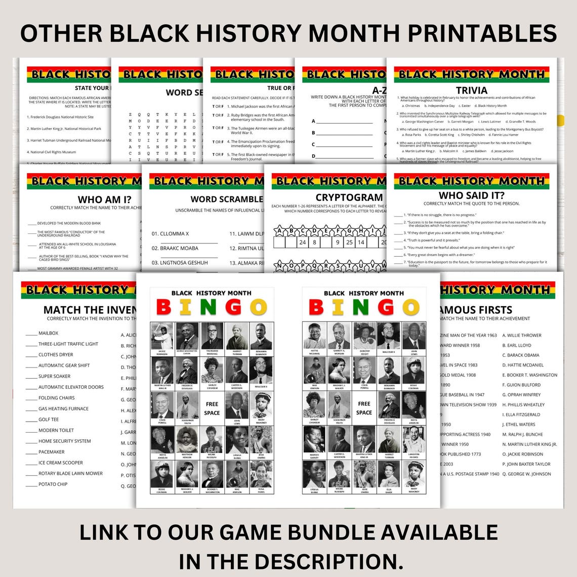 Black History Month Handprint Craft - "handprints in History" Poem ...