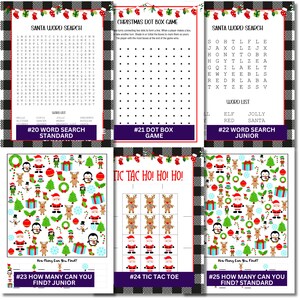 Printable Christmas/holiday Game Bundle 20 Games and Activities Instant ...