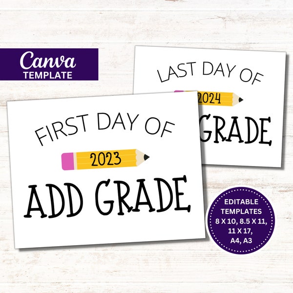 First Day of School - Etsy