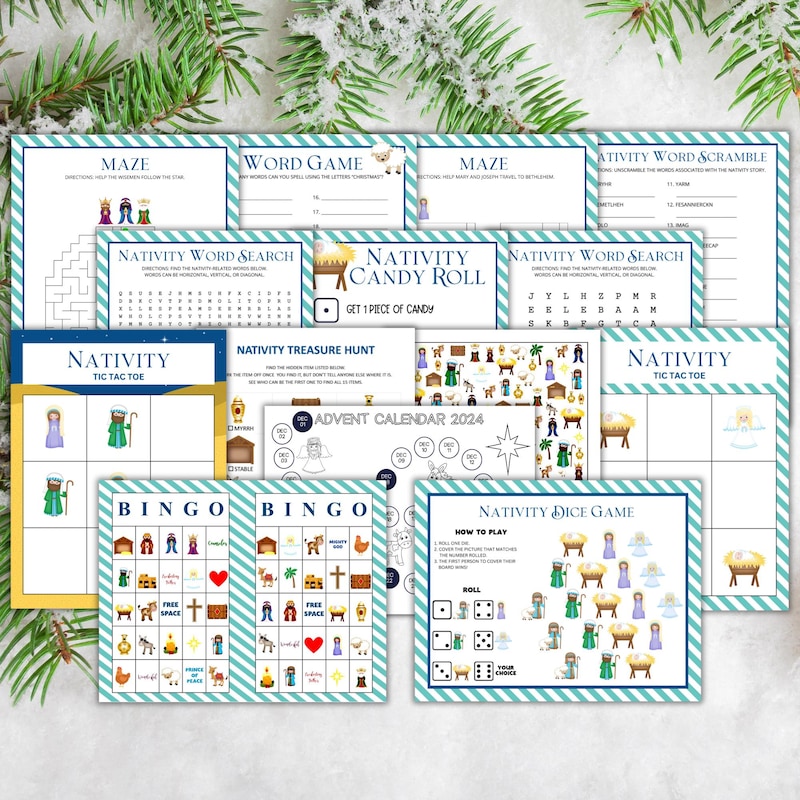 Nativity Bingo - Etsy