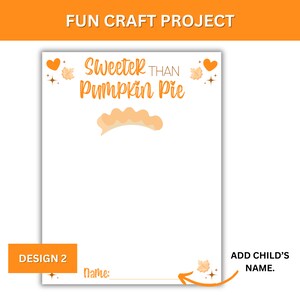 Sweeter Than Pumpkin Pie - Thanksgiving Handprint/footprint Craft ...