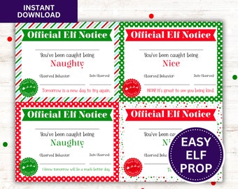 EDITABLE Elf Jokes and Notes From the Elf, Elf Letters, Elf Report Card ...