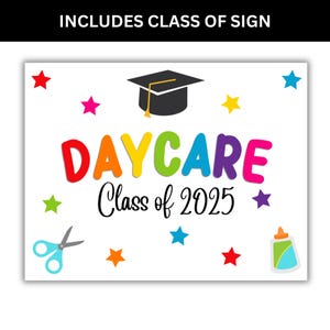 Daycare Graduation Diploma, Editable Daycare Certificate, Instant ...