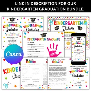 Editable Kindergarten Graduation Gift Tags, End of Year Gift Tags for ...