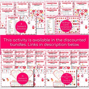 Valentine Games, Perfect Pairs Valentine Game Printable, Valentine ...