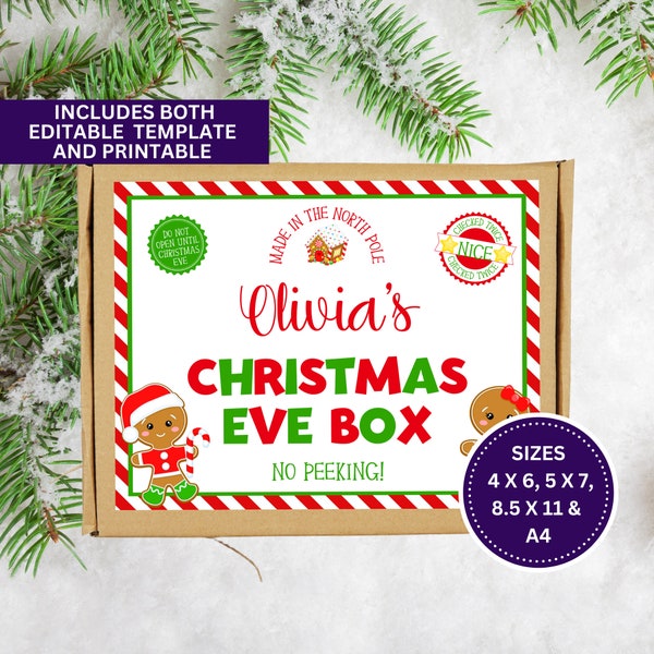 Christmas Eve Box - Etsy