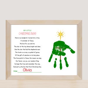 Christmas Tree Handprint Poem Printable | DIY Christmas Kids Craft ...