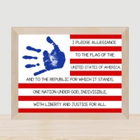 Flag Poem Handprint Art , 4th of July, Independence Day, Memorial Day ...