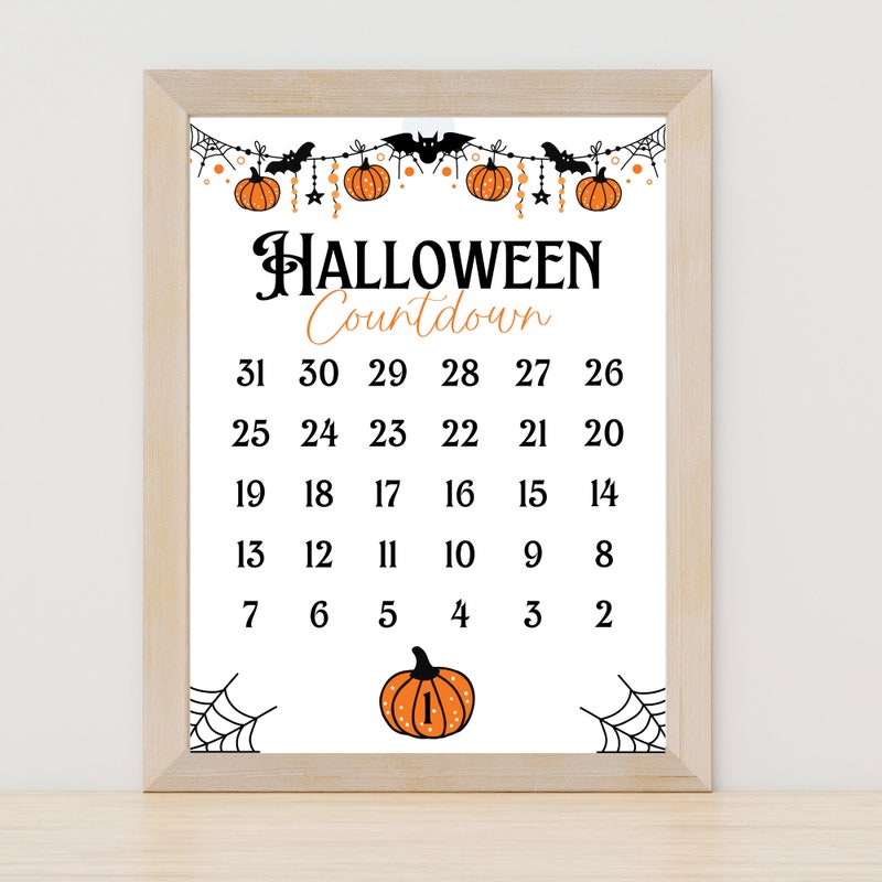 Halloween Countdown - Etsy