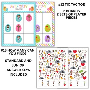 Easter Story Game Bundle - 15 Activities - Instant Download PDF - 8.5 X ...