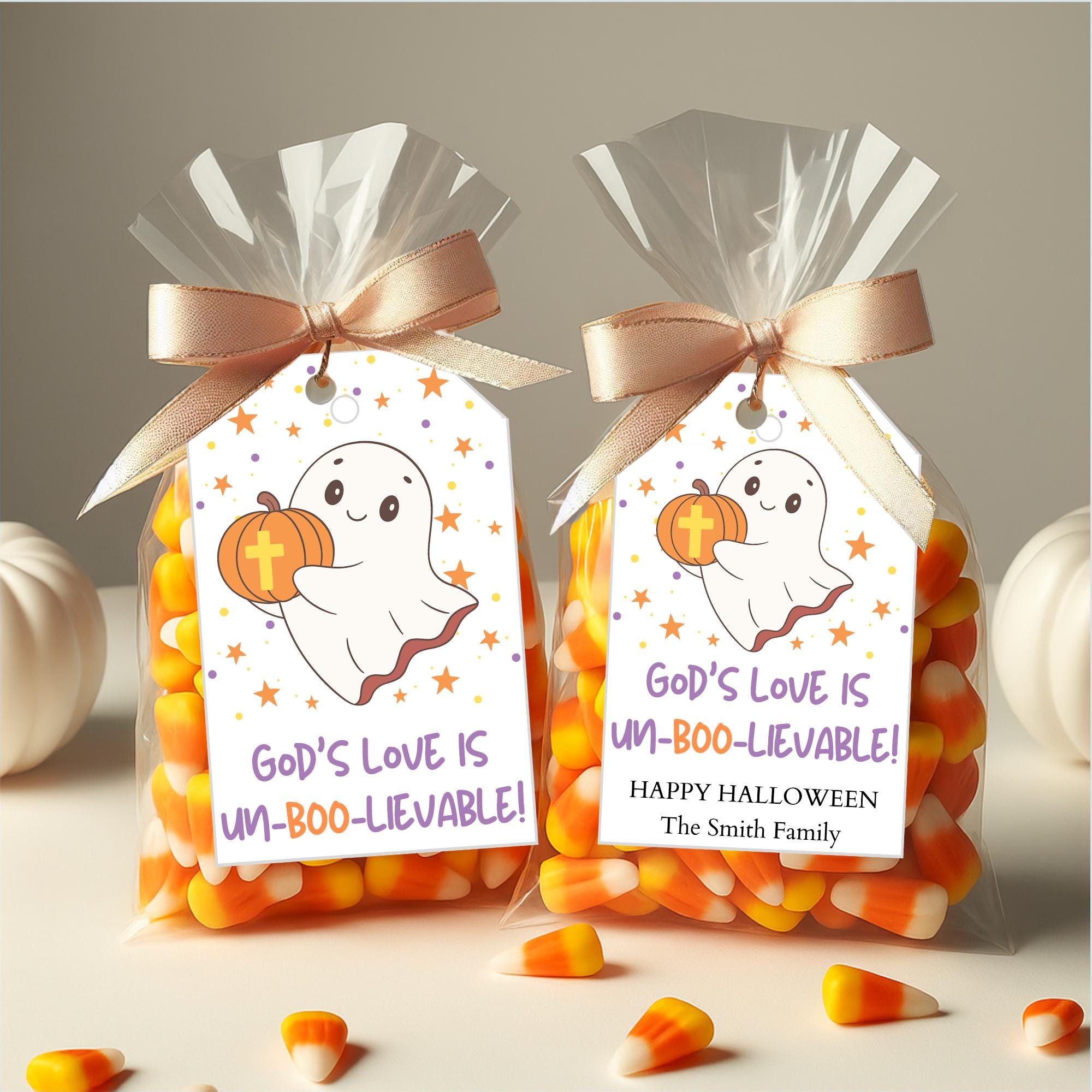 God’s Love is Un-boo-lievable Halloween Tag | Christian Halloween Favor ...