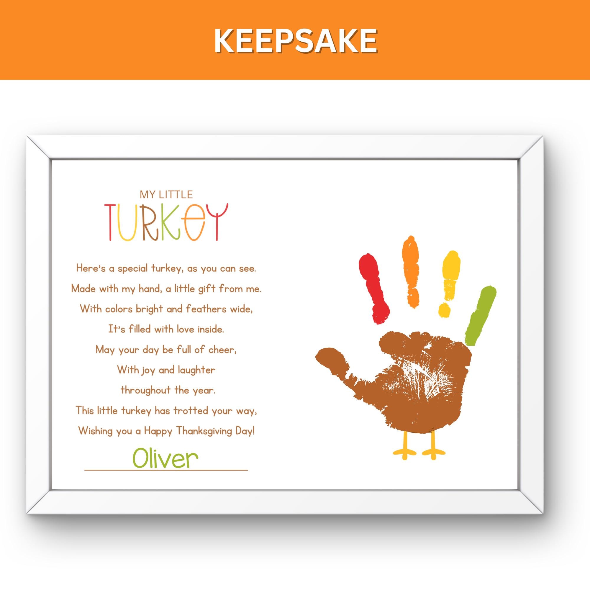 Poema De Mano De Pavo Para Imprimir