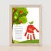 Apple Handprint Poem Art: Fall Keepsake Craft (instant Download PDF) - Etsy