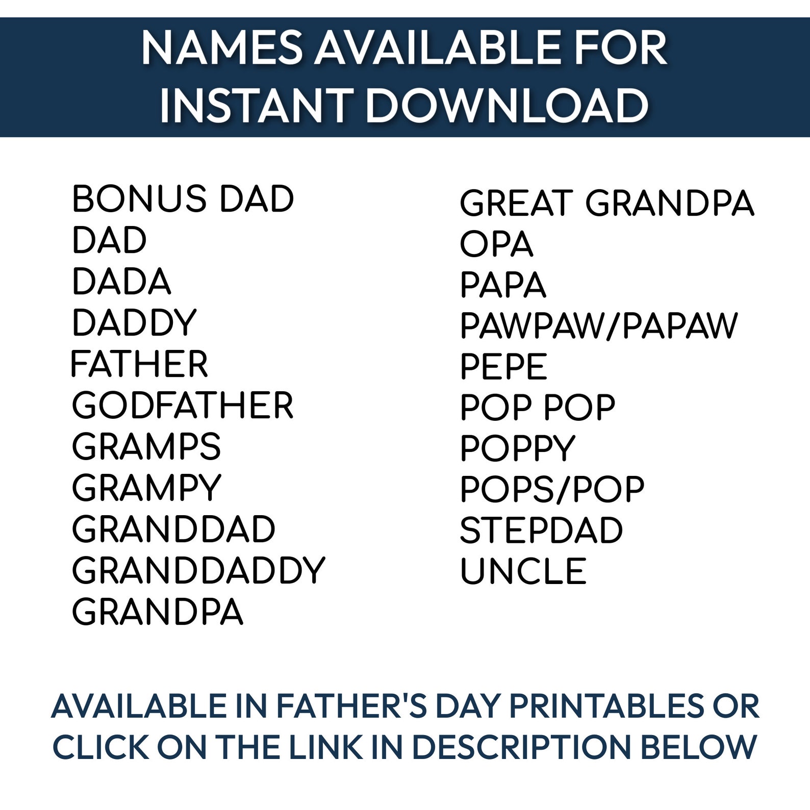 Father's Day Printable All About My Pepe Father's - Etsy UK