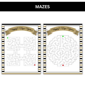 Kids New Year Game Bundle – Printable 2025 Activities - Etsy