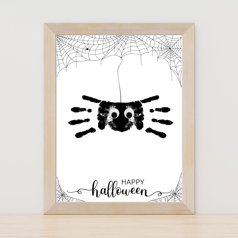 Halloween Handprint Craft - Etsy