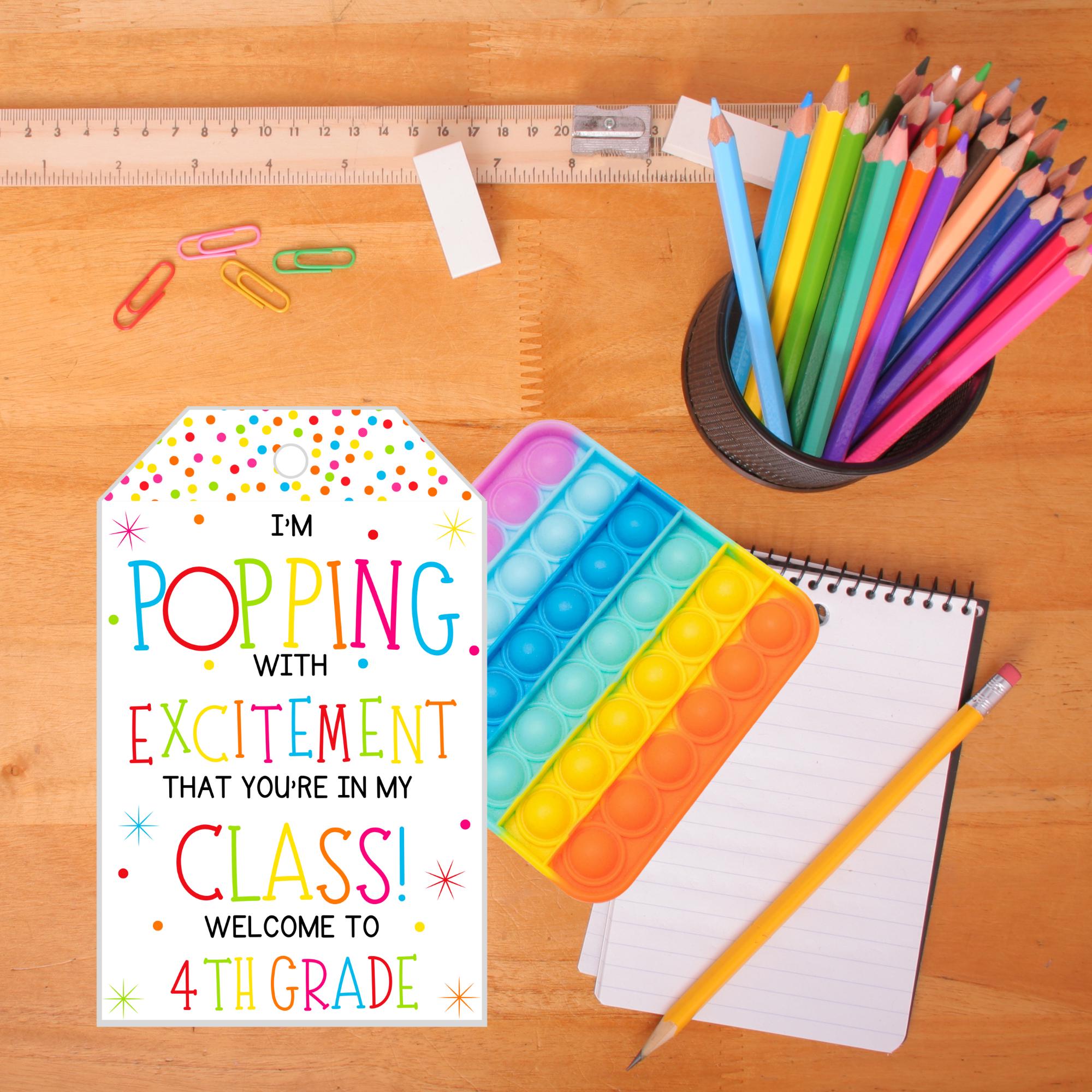 Editable Back to School Gift Tags: Teacher Welcome Gift (canva Template ...