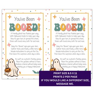 Boo Basket Printable, Booed Sign, You've Been Booed Printable, Boo Bag ...