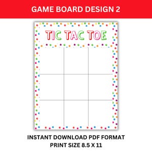 Gingerbread Tic Tac Toe | Christmas Party Printable Game PDF - Etsy