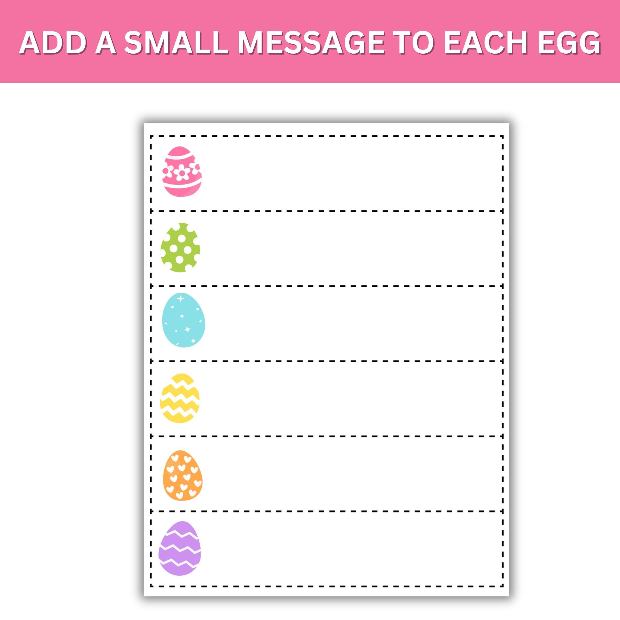 Staff Egg Gram Printable | Easter Kindness Game – You've Been Egged ...