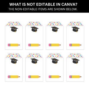 Preschool Graduation Tags, Graduation Party Favor Tags, Printable ...