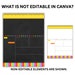 Editable School Sign | First and Last Day | Canva Template | Instant ...